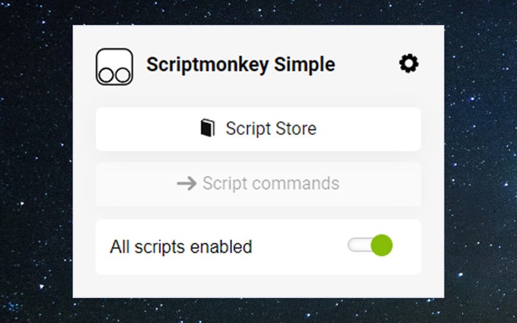 Scriptmonkey Simple Google Chrome 용 - 확장 프로그램 다운로드