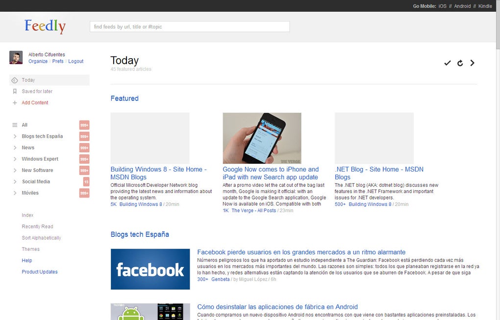 Feedly Reader - Descargar
