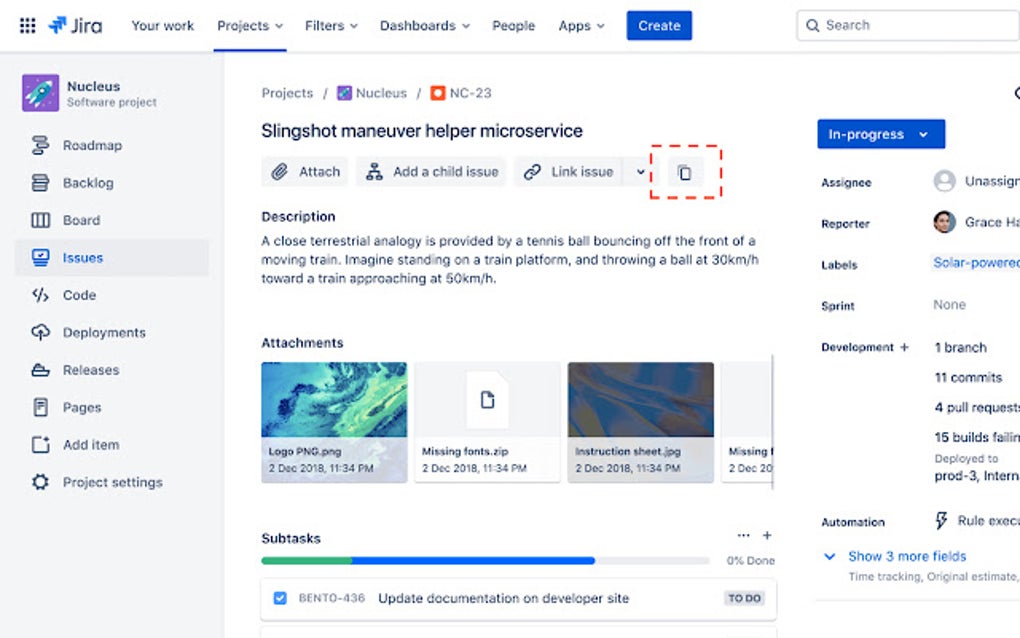 Add Copy Button to Jira Software Google Chrome 용 - 확장 프로그램 다운로드