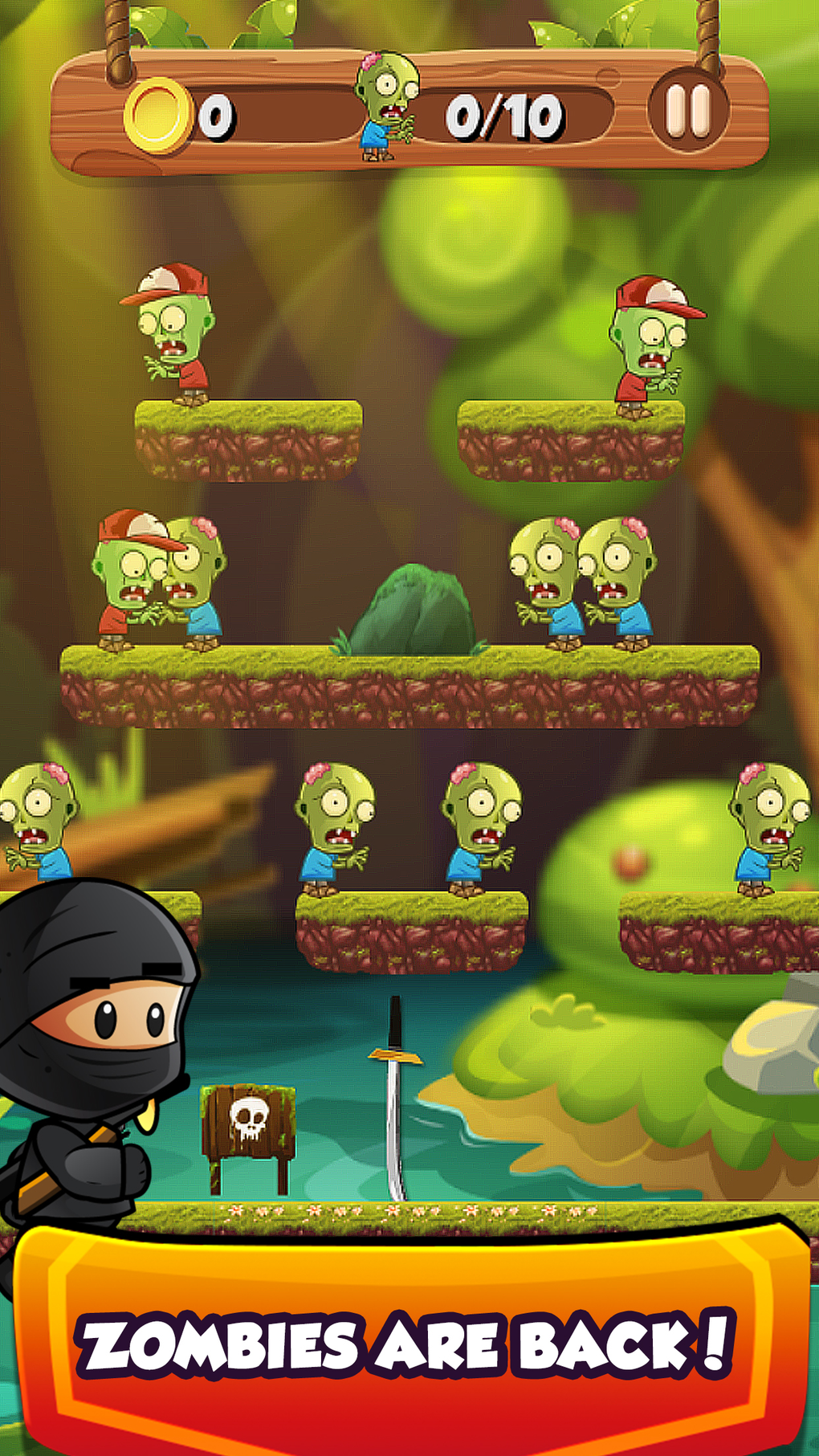 Ninja Kid Sword Flip Challenge for iPhone - Download