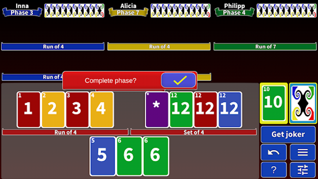 Super Phase Rummy card game for Android - Download