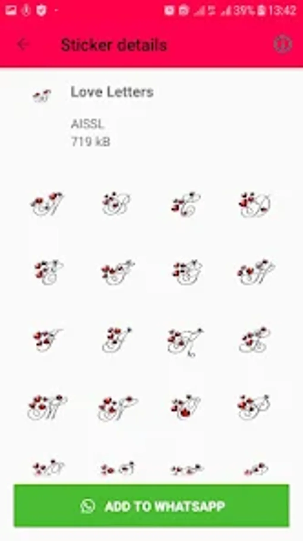 Romantic Love Sticker for WA for Android - Download