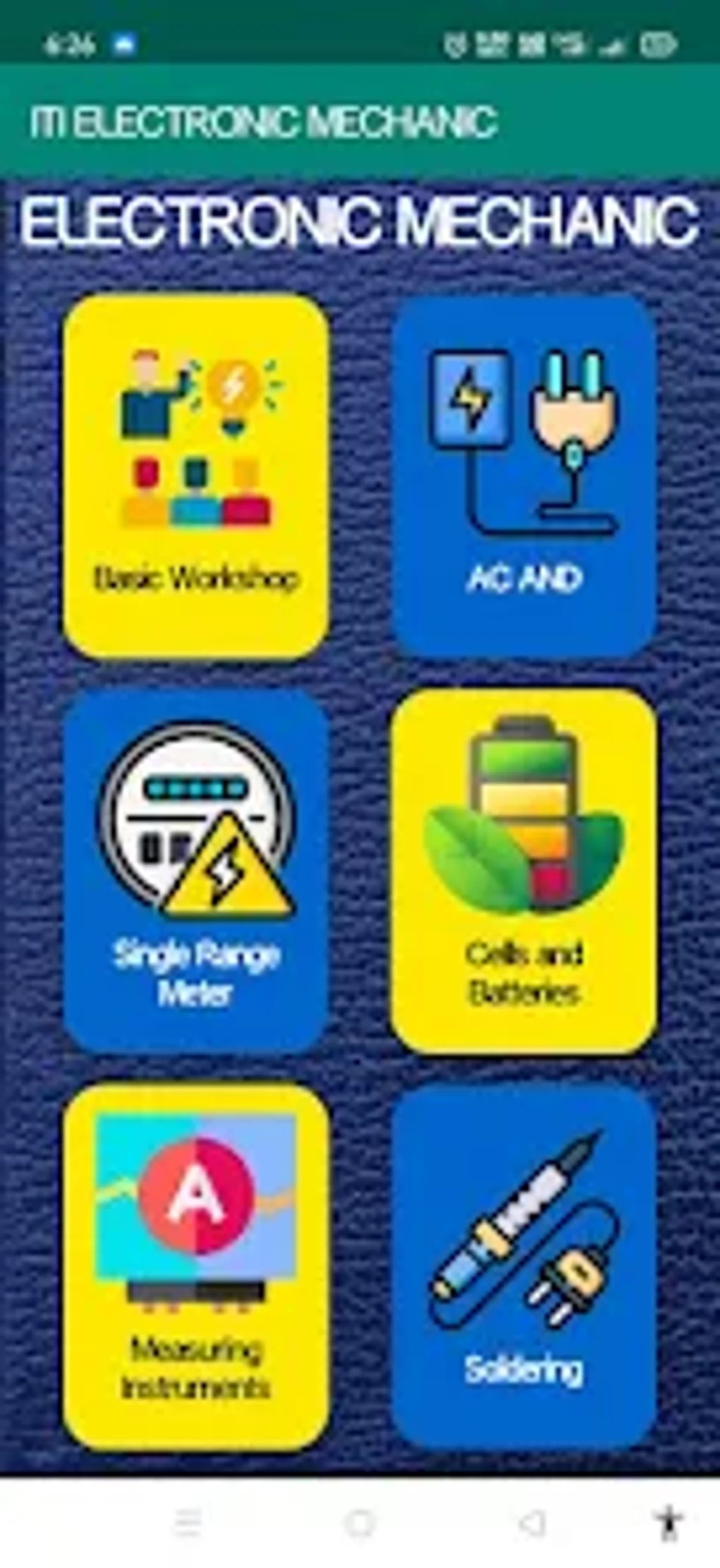 ITI ELECTRONIC MECHANIC for Android - Download