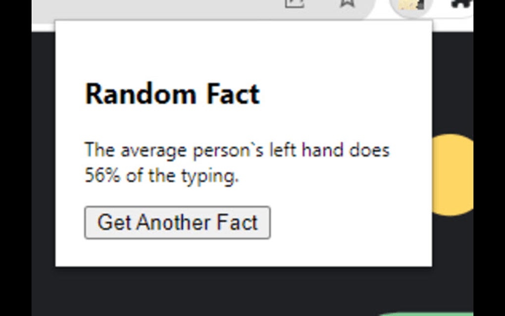 Random Facts Extension pour Google Chrome - Extension Télécharger