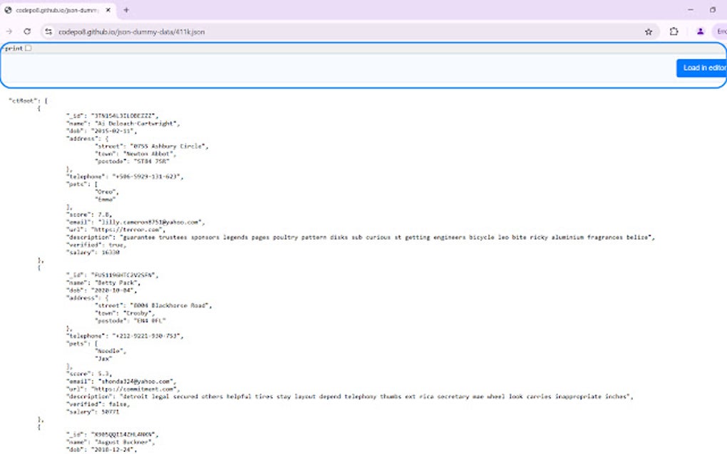 JSON-Format para Google Chrome - Extensión Descargar