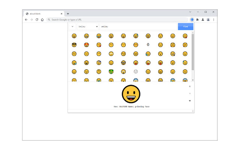 Emoji Finder for Google Chrome - Extension Download