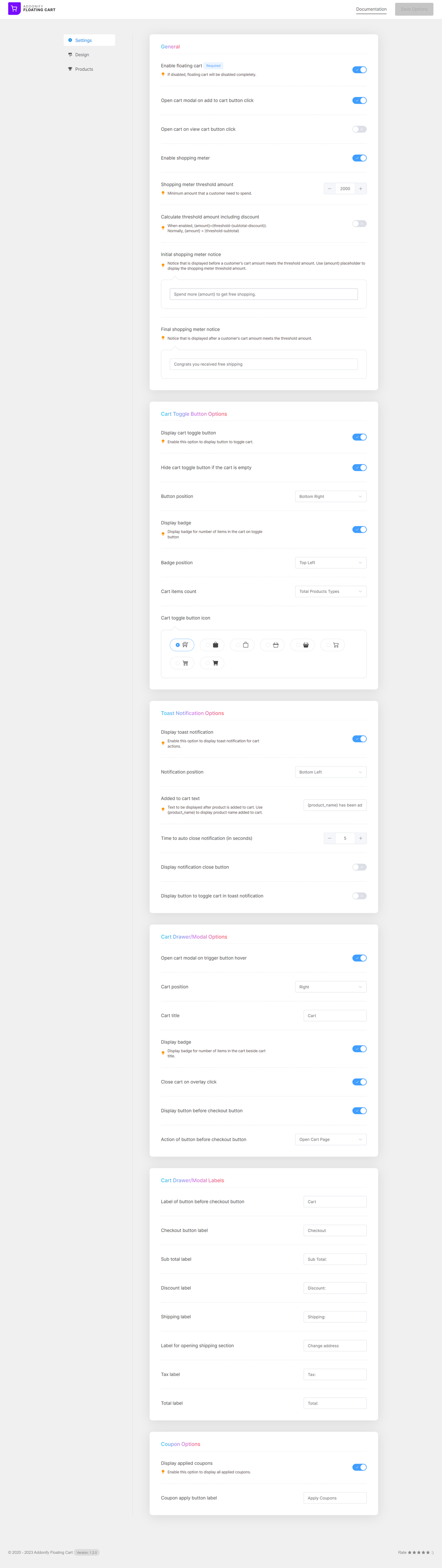 Addonify Floating Cart For WooCommerce para WordPress - Descargar