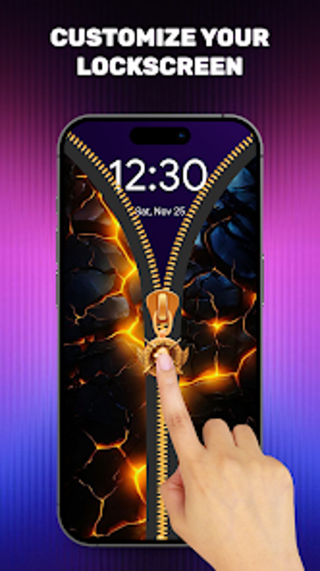 Zipper Lock Screen Wallpaper para Android - Descargar