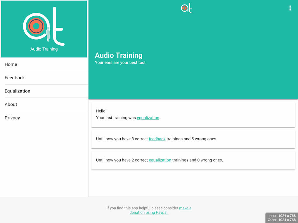 Audio Training (Ear training for EQ and Feedback) APK for Android ...