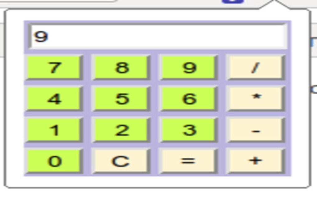 Calculator para Google Chrome - Extensión Descargar