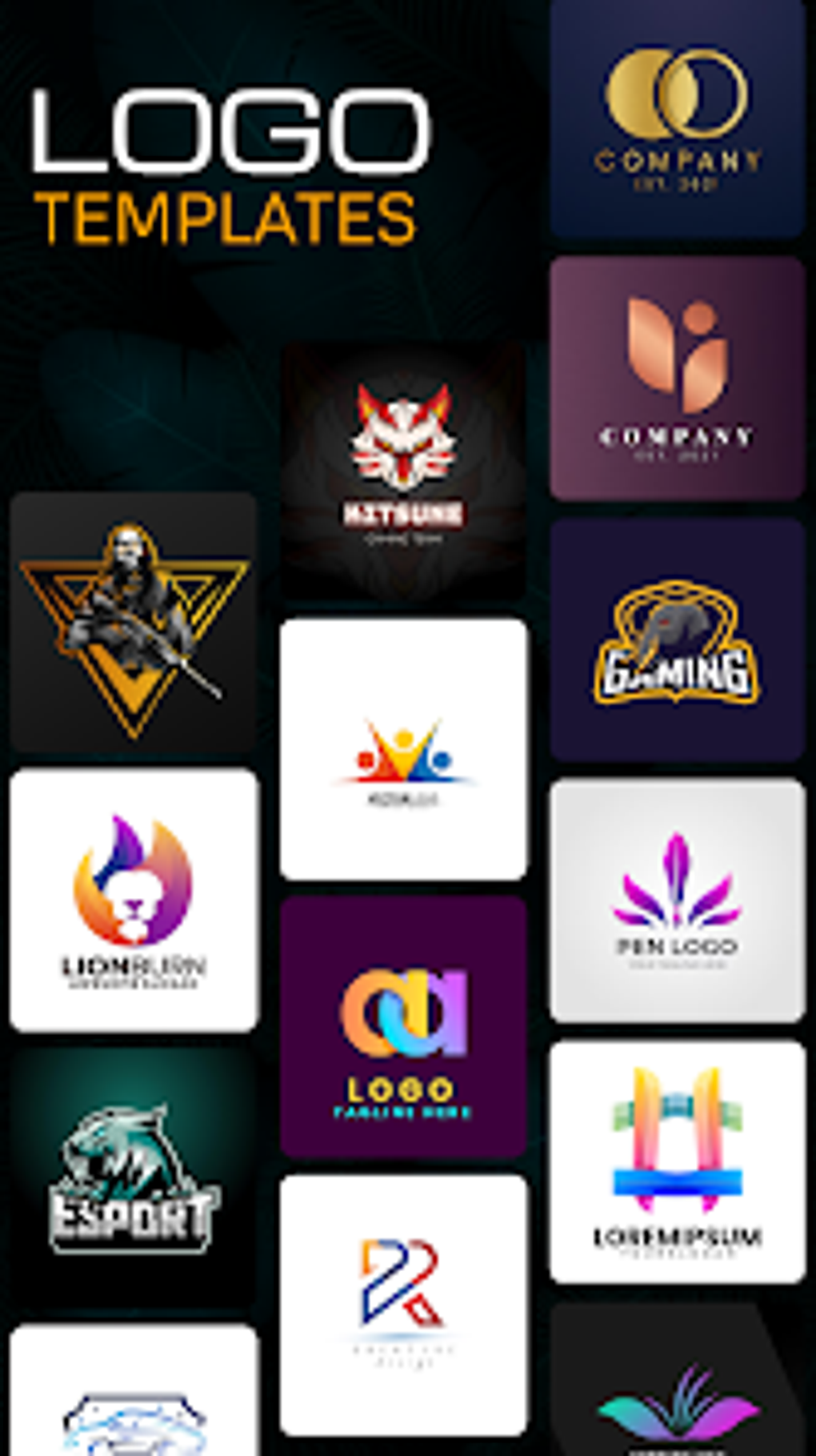 Logo Maker and Logo Creator สำหรับ Android - ดาวน์โหลด