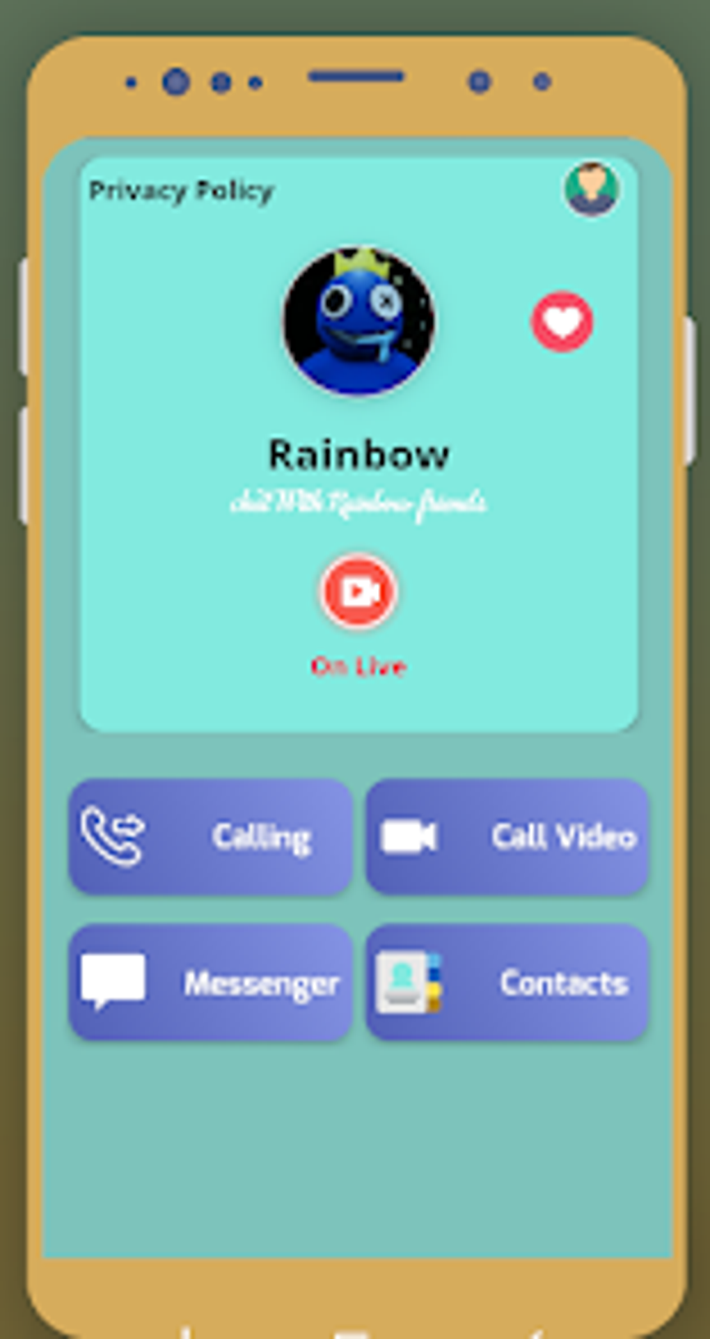 Fake Call Chat Rainbow for Android - Download