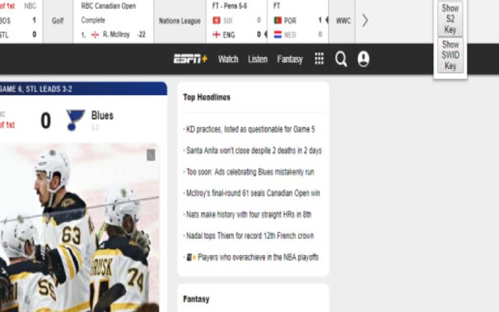 ESPN Private League Key API for Google Chrome - Extension Download