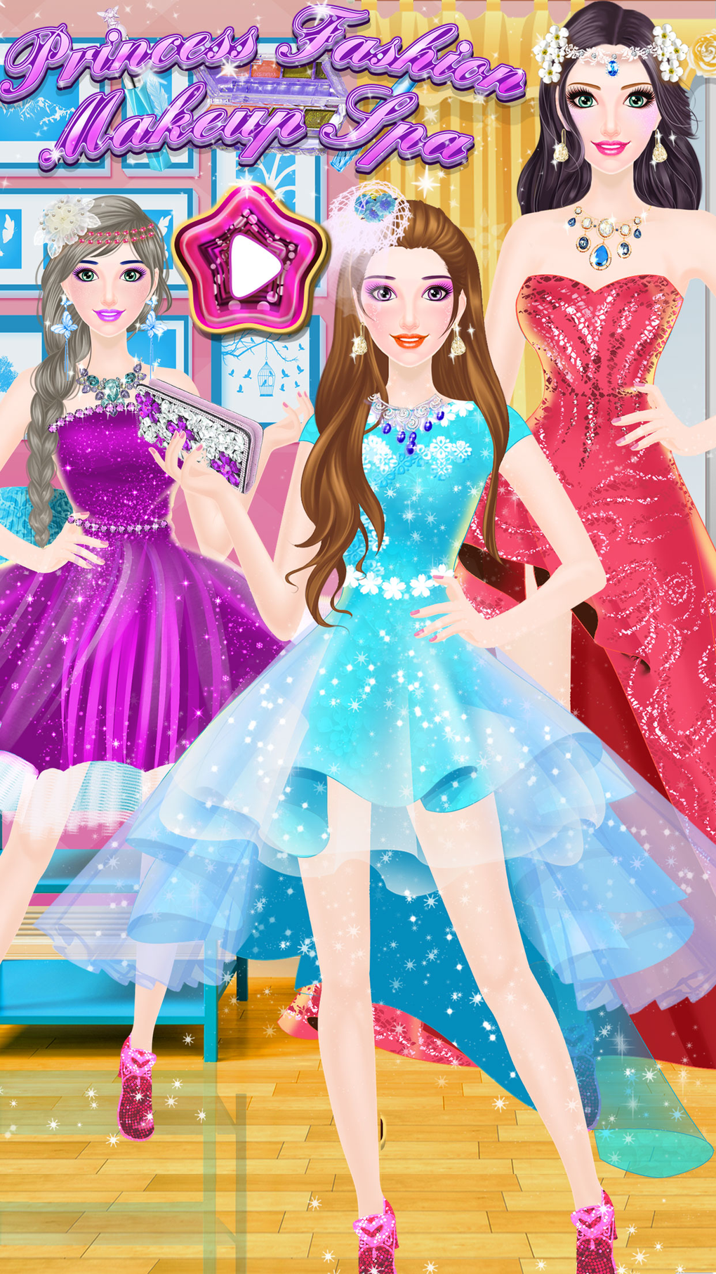 Princess Fashion Makeup Spa для iPhone — Скачать