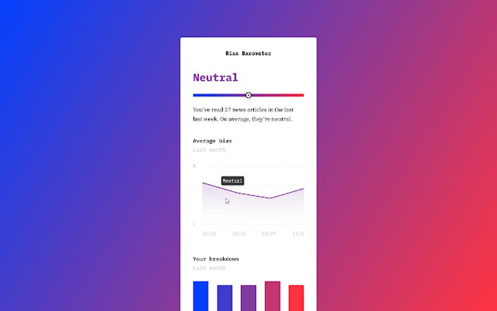 Bias Barometer for Google Chrome - Extension Download