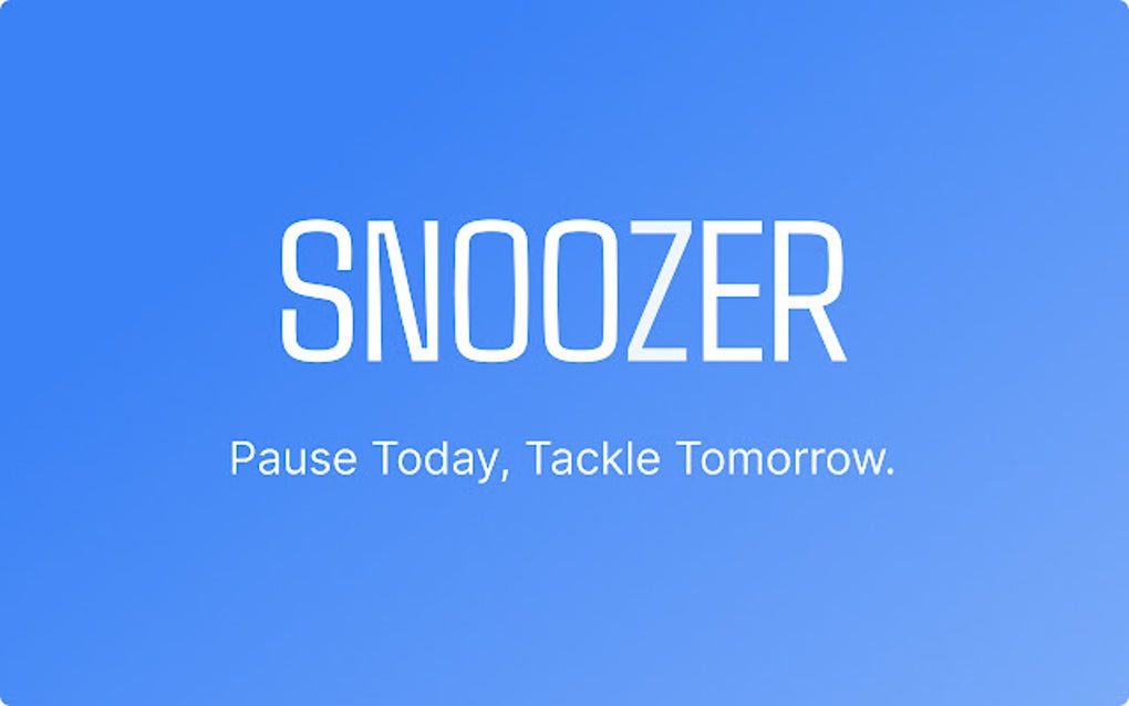 Snoozer สำหรับ Google Chrome - ส่วนขยาย ดาวน์โหลด