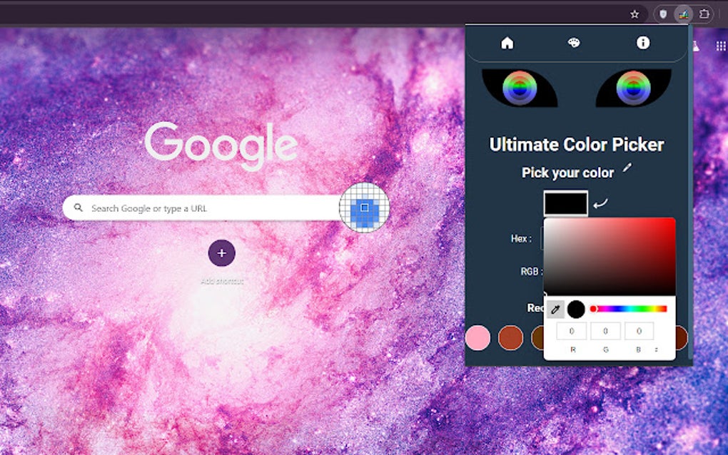 Color Picker for Developer สำหรบ Google Chrome สวนขยาย ดาวนโหลด