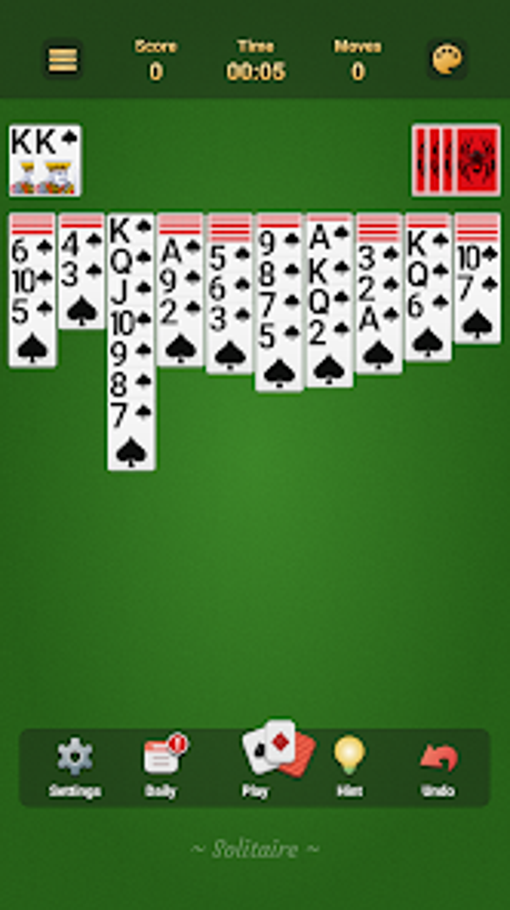 Spider Solitaire for Android - Download