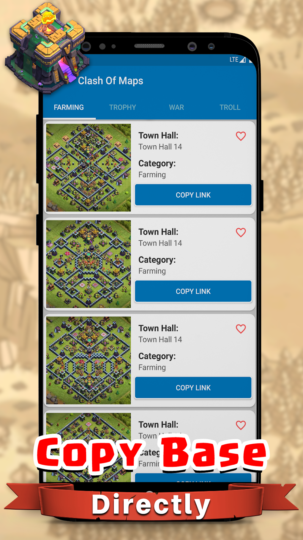 Clash of Maps - Base Layouts APK pour Android - Télécharger