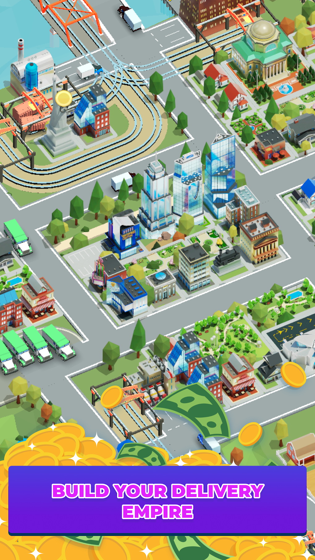 Idle Delivery City Tycoon: Car for Android - Download