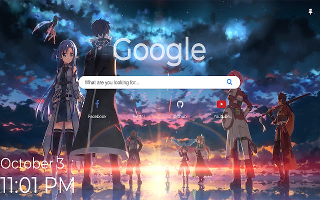 Amazing Anime Theme for Google Chrome - Extension Download