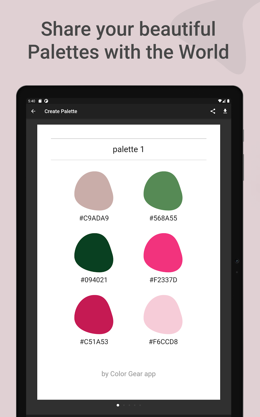 Android 용 Color Gear: color wheel - 다운로드