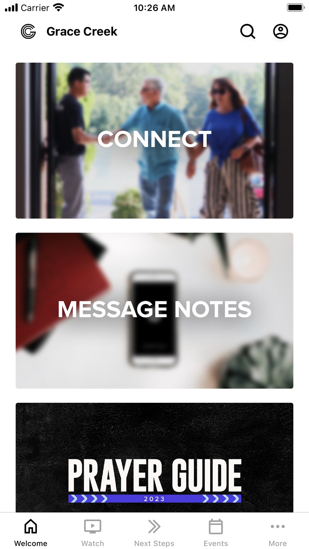 Grace Creek Church for iPhone - Download