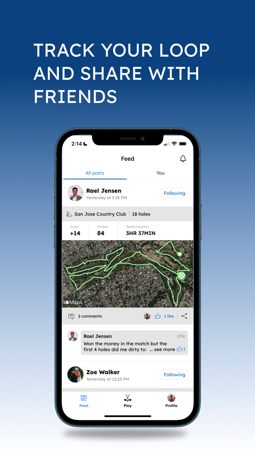 Loop Golf GPS Tracking for iPhone - Download