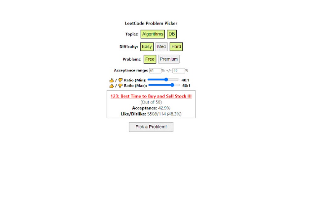 Leetcode Problem Picker for Google Chrome - Extension Download Leetcode Problem Picker for Google Chrome - Extension Download