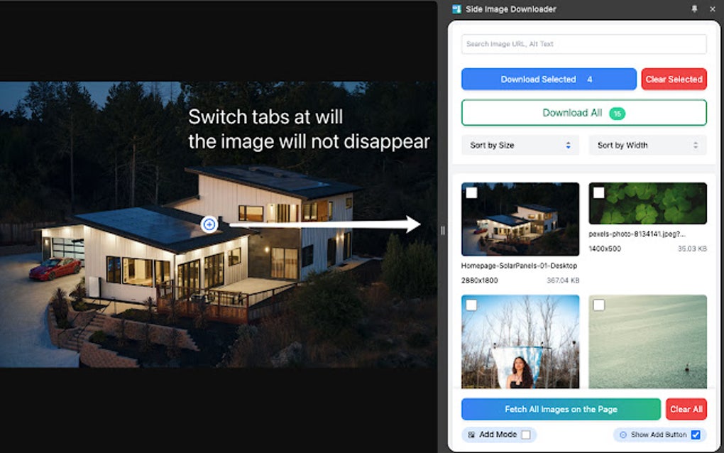 Side Image Downloader para Google Chrome - Extensión Descargar