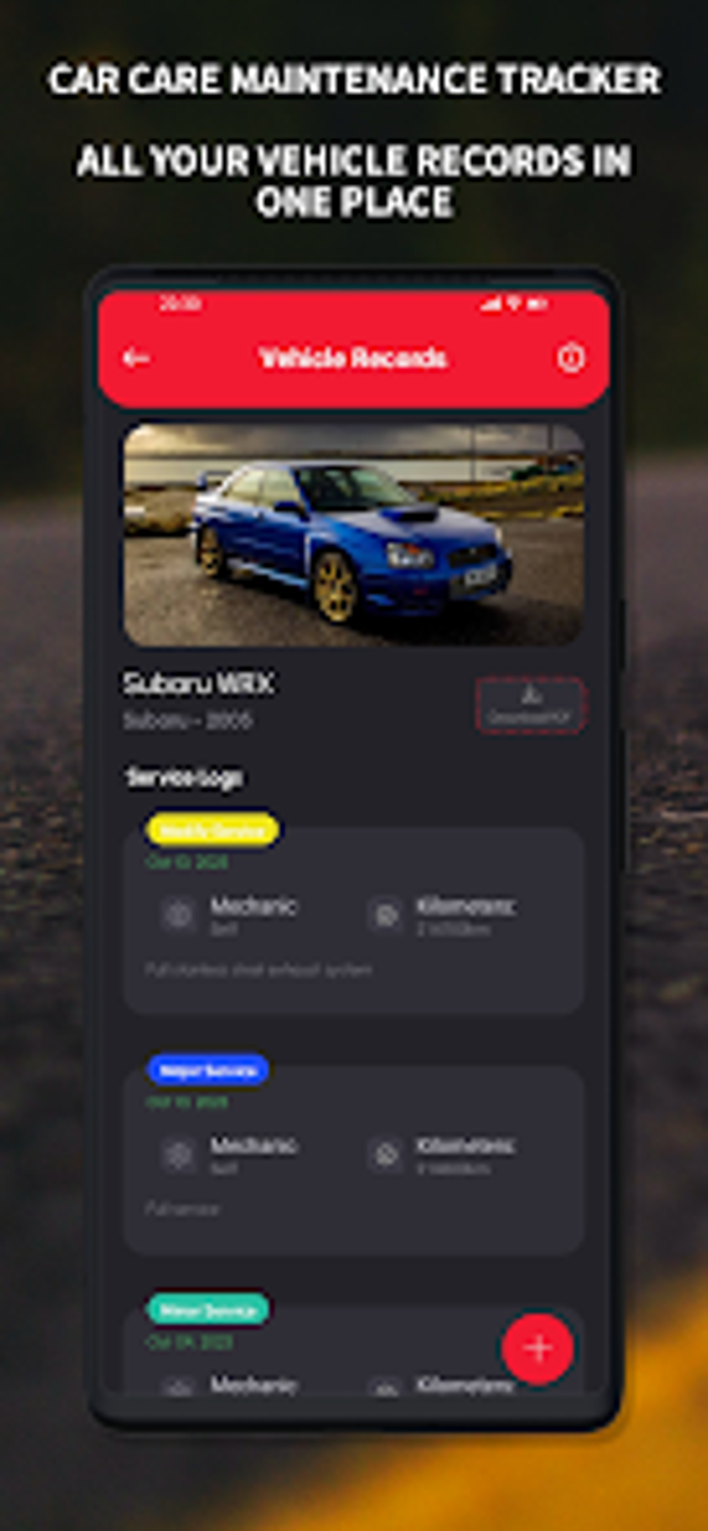 Loggy Car Maintenance Log App Para Android Download Loggy Car Maintenance Log App Para Android Download