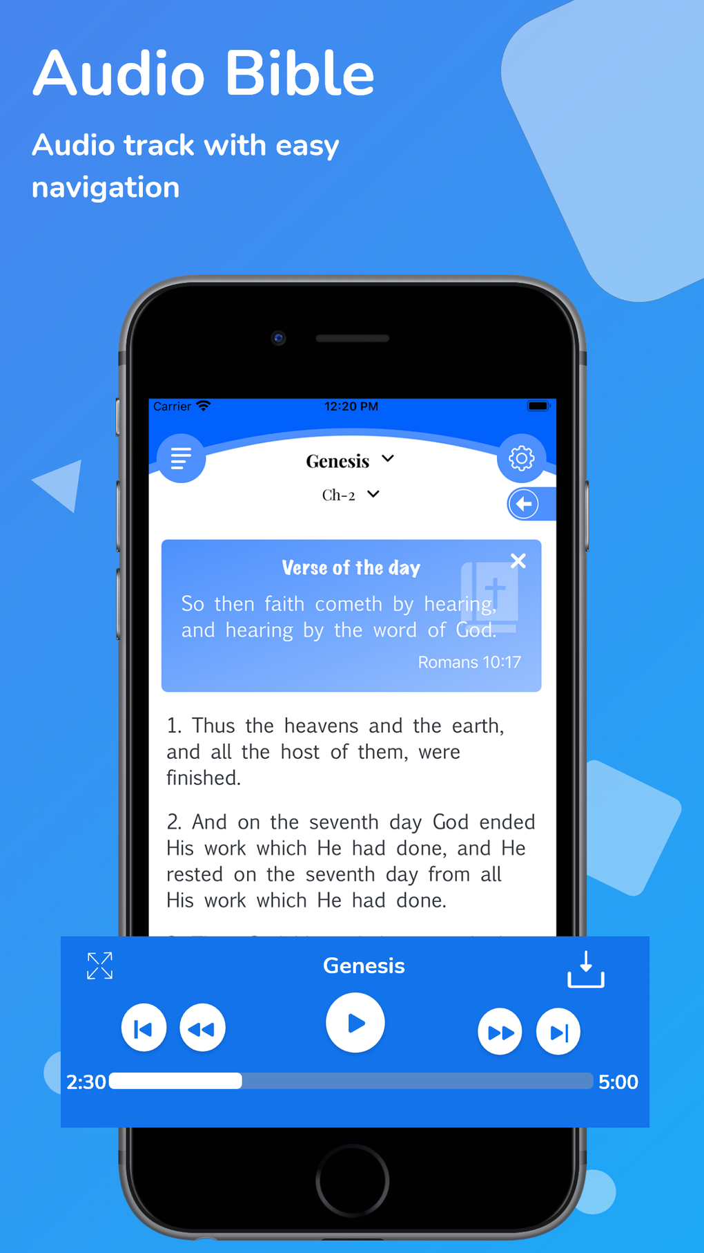 Simple English Audio Bible para iPhone - Descargar