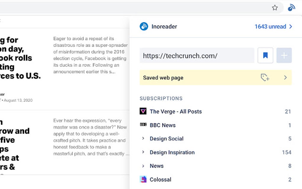 RSS Reader Extension (by Inoreader) para Google Chrome - Extensión ...
