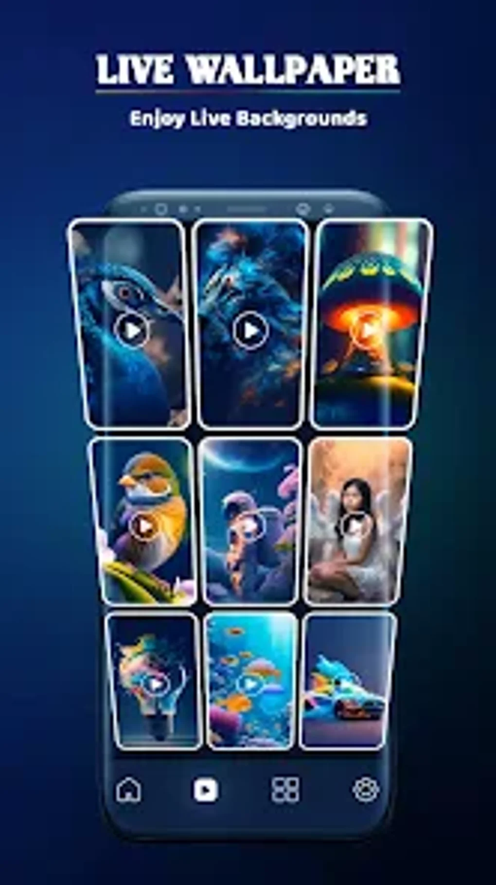 Live Wallpaper - 4K Background cho Android - Tải về