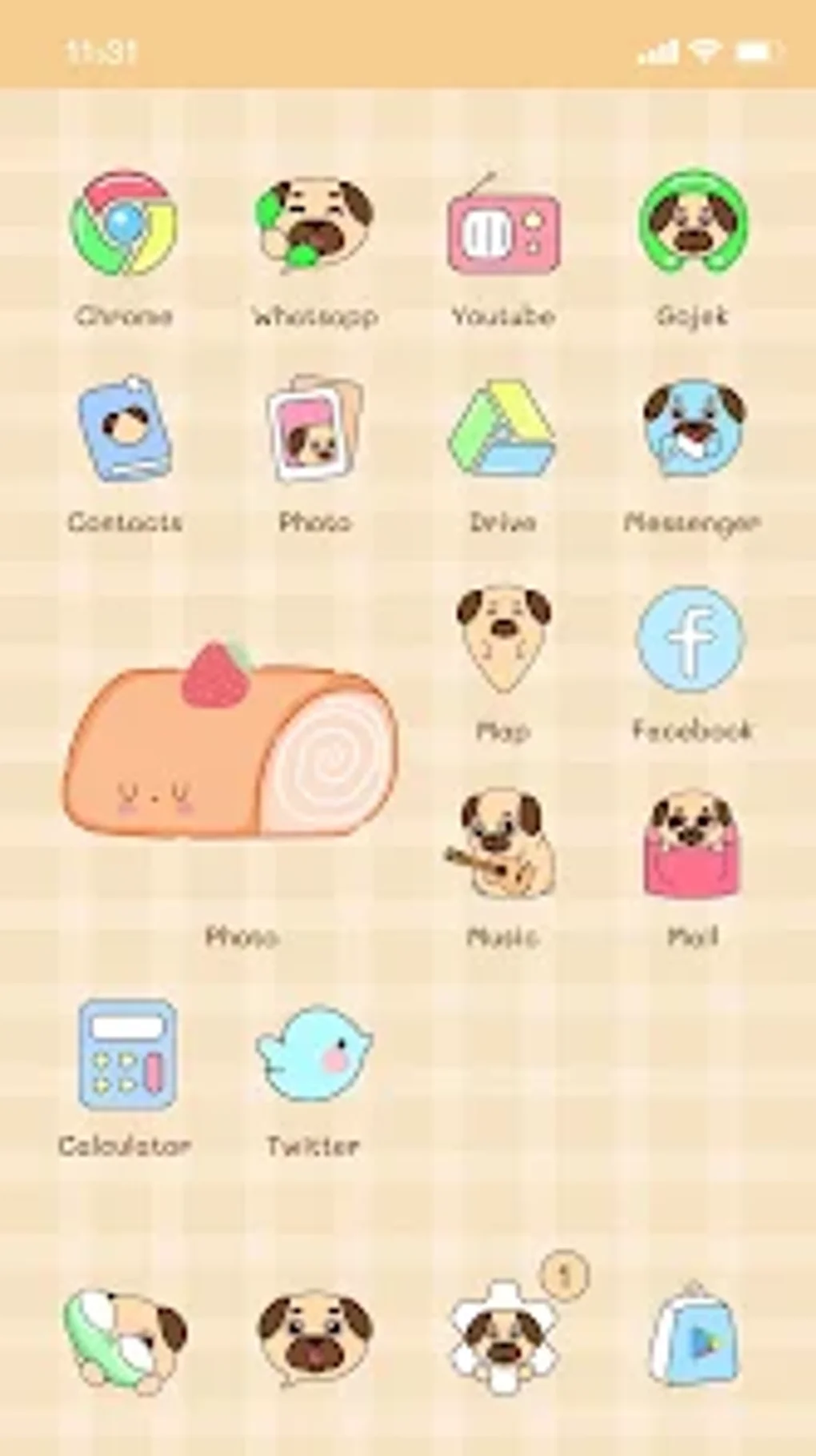 Wow Pug Puppy Icon Pack for Android - Download