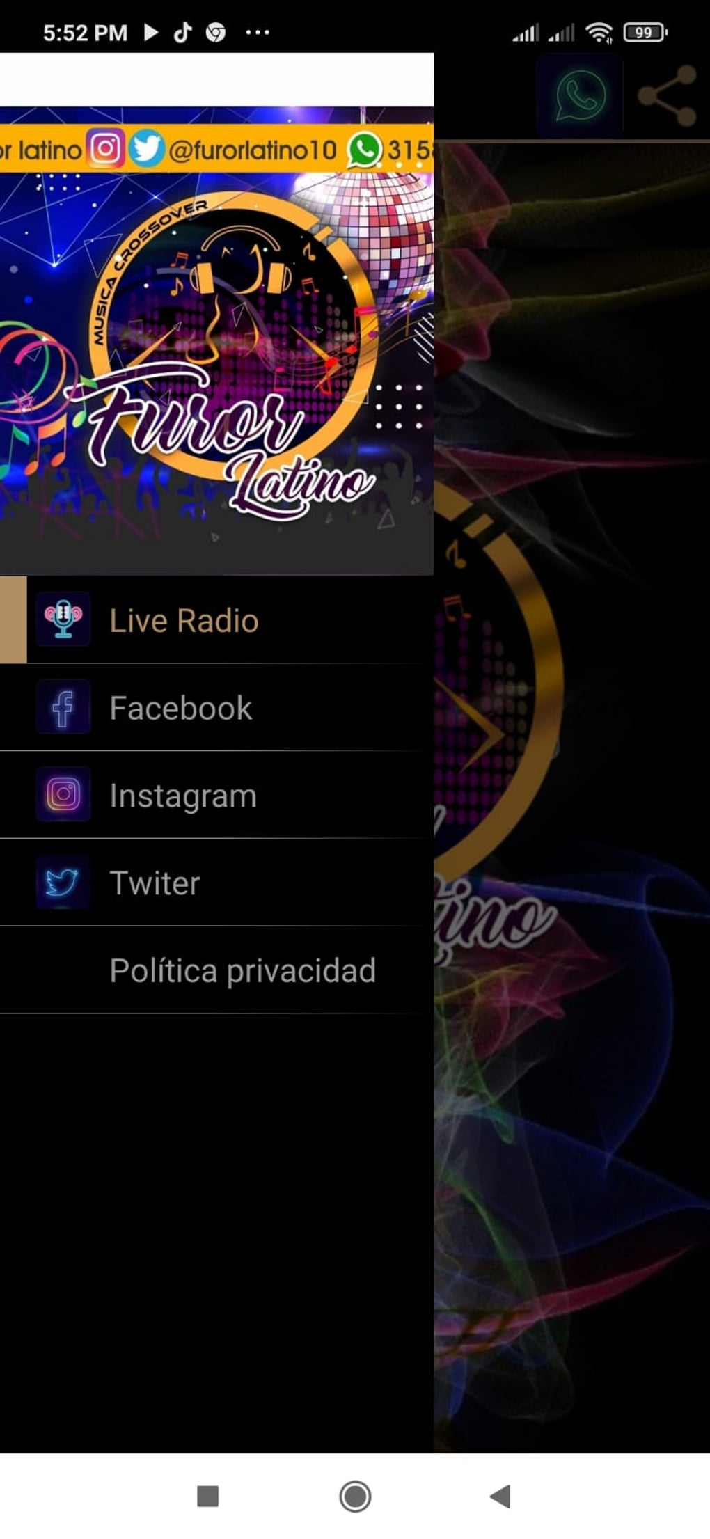 Furor Latino Cali para Android - Descargar