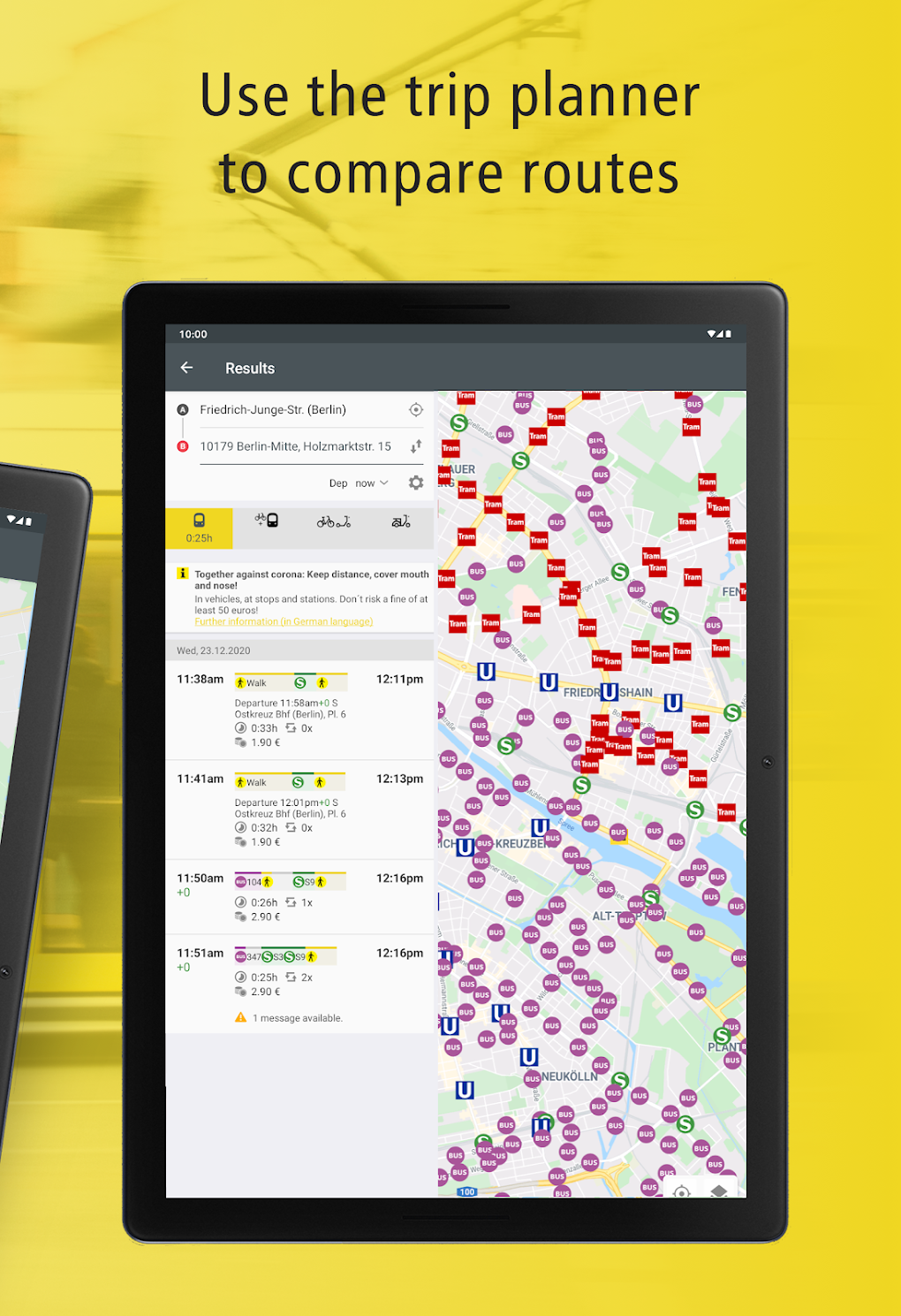 BVG Fahrinfo: Route planner APK für Android - Download