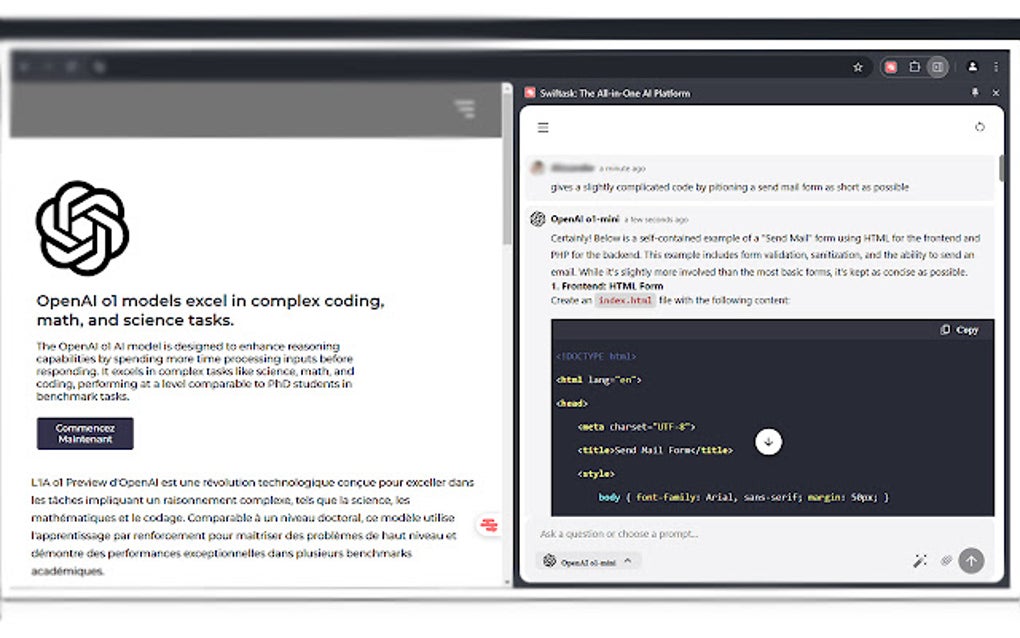 Swiftask: The All-in-One AI Platform Google Chrome 용 - 확장 프로그램 다운로드
