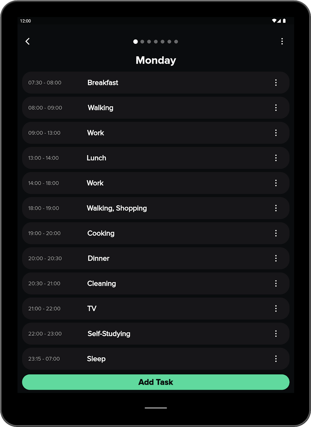 Android I in Daily Routine Planner ndir