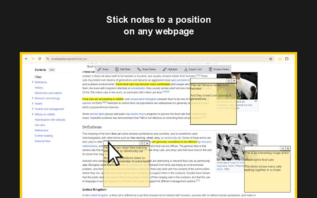 Sticky Notes Plus pour Google Chrome - Extension Télécharger