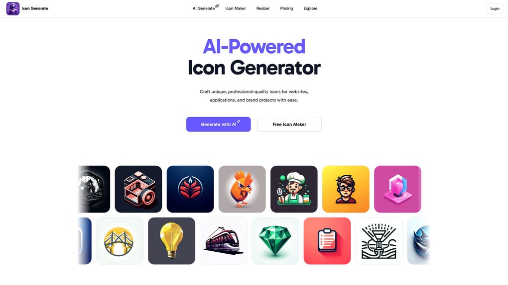 Icon Generate สำหรับ AI ดีไซน์: รีวิว, คุณสมบัติและการใช้งาน