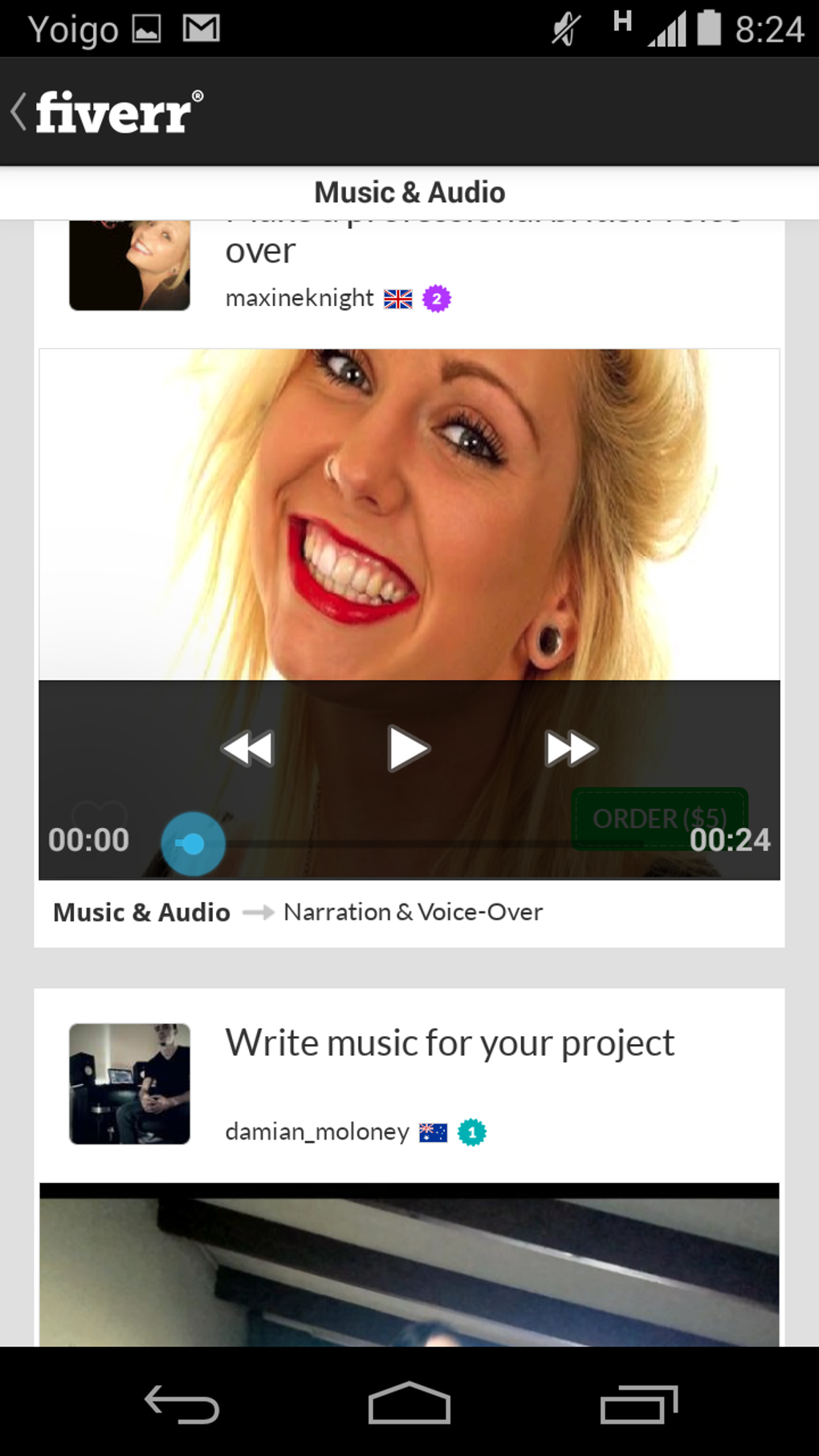 Fiverr - Freelance Services for iPhone - Download