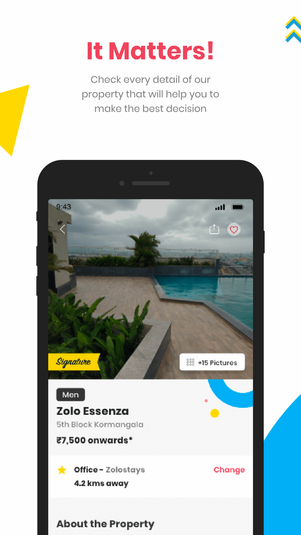 Zolo: Co-Living better than PG para iPhone - Download