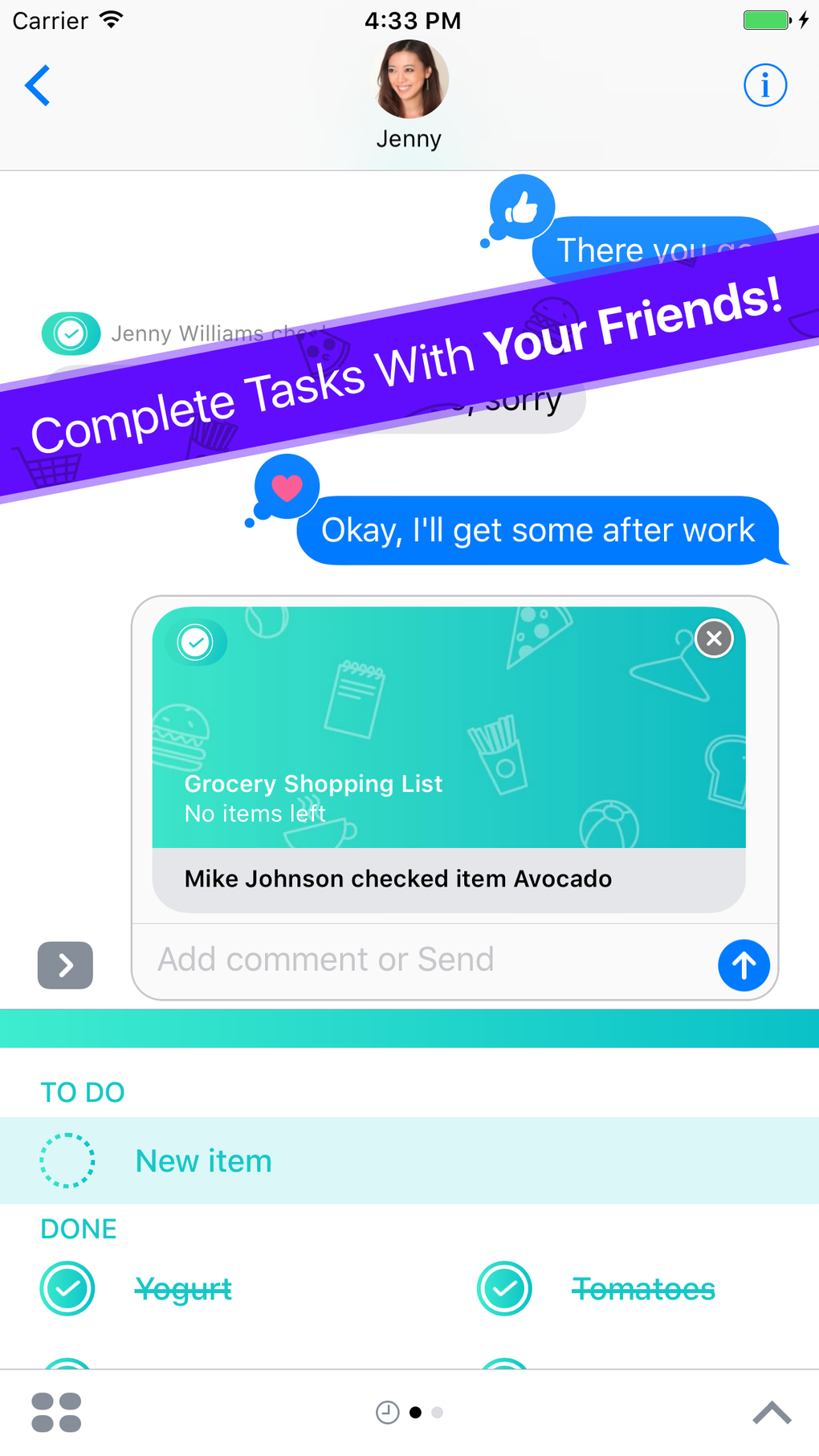 Do With Me - To-Do Lists With Your Friends for iPhone - Download