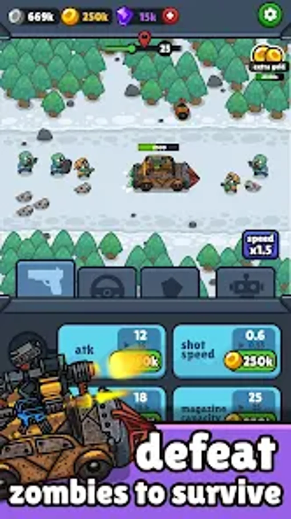Undead Shooter: Idle Highway for Android - Download