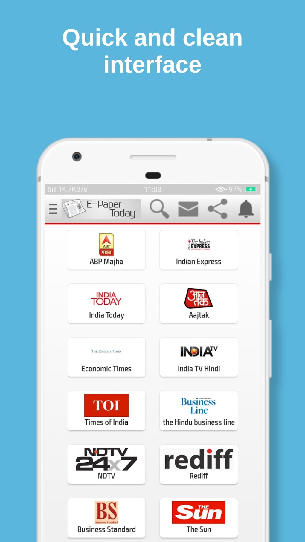 E-Paper Today - All-in-1 News Readers App para Android - Descargar