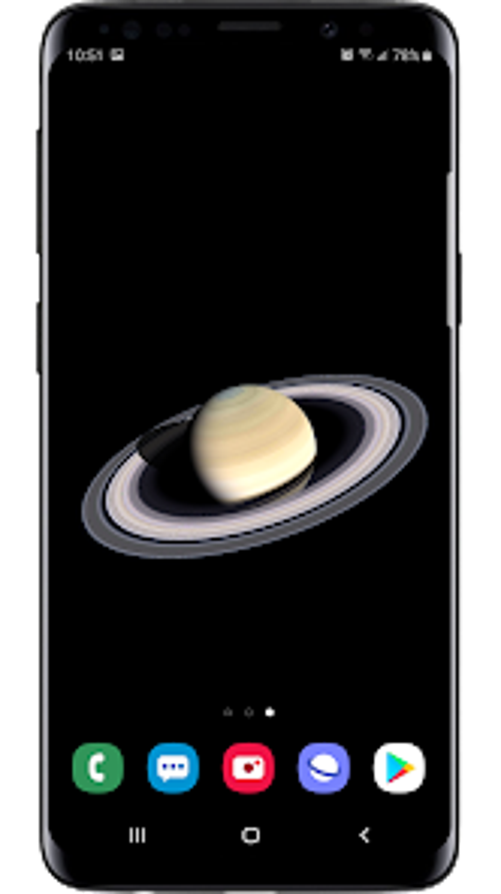 Planet Saturn Parallax 3D Live for Android - Download