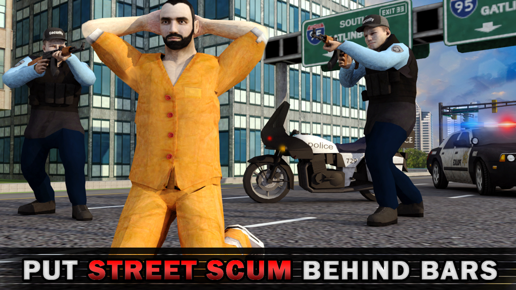Police Bike Crime Patrol Chase 3D Gun Shooter Game for iPhone - Download