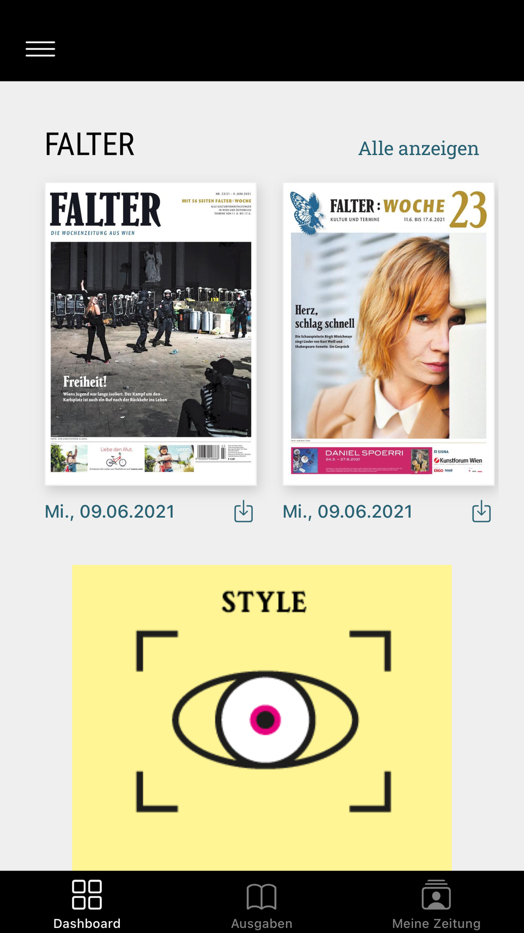 FALTER for iPhone - Download