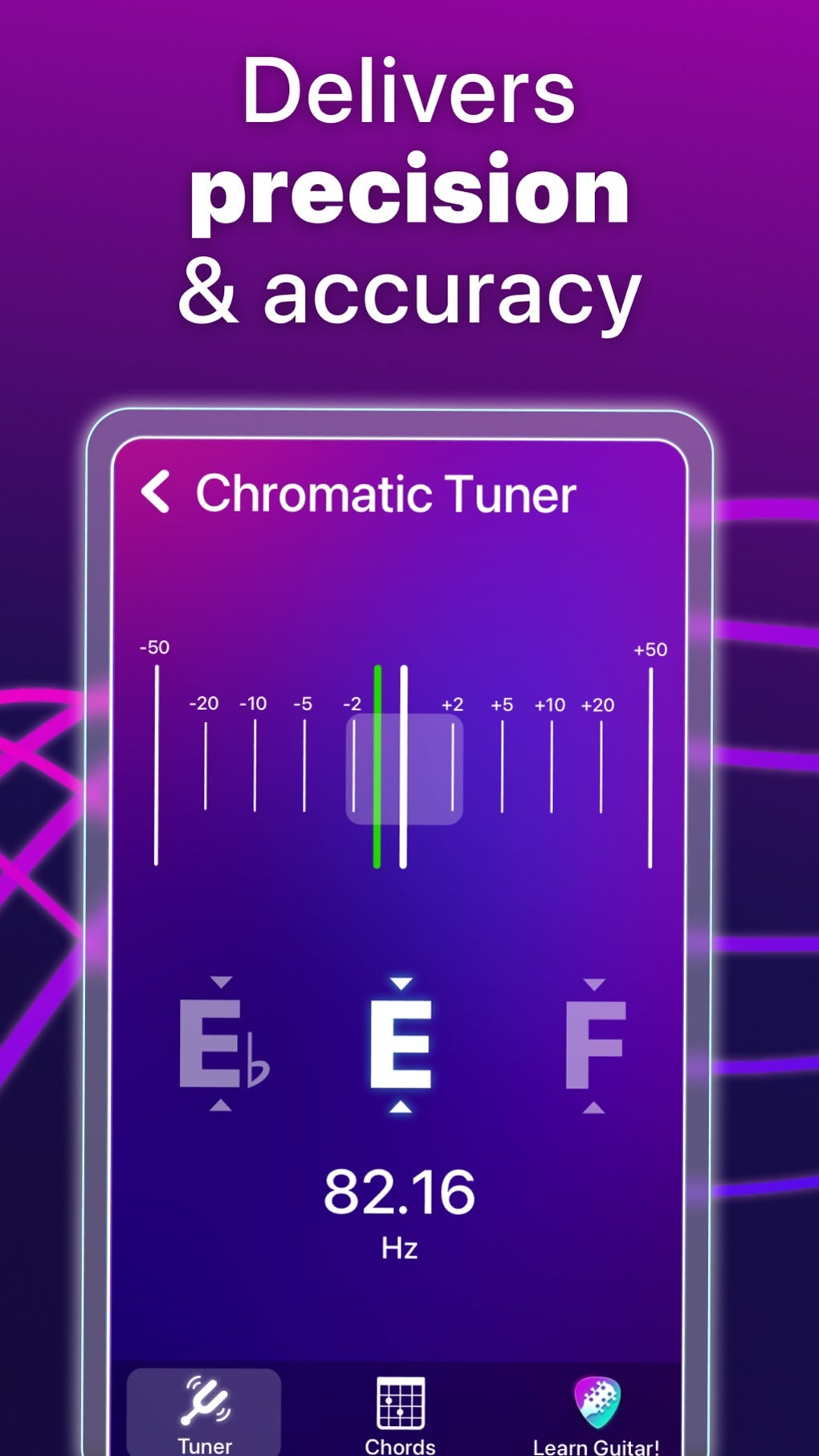 Simply Tune- Guitar Tuner para iPhone - Descargar